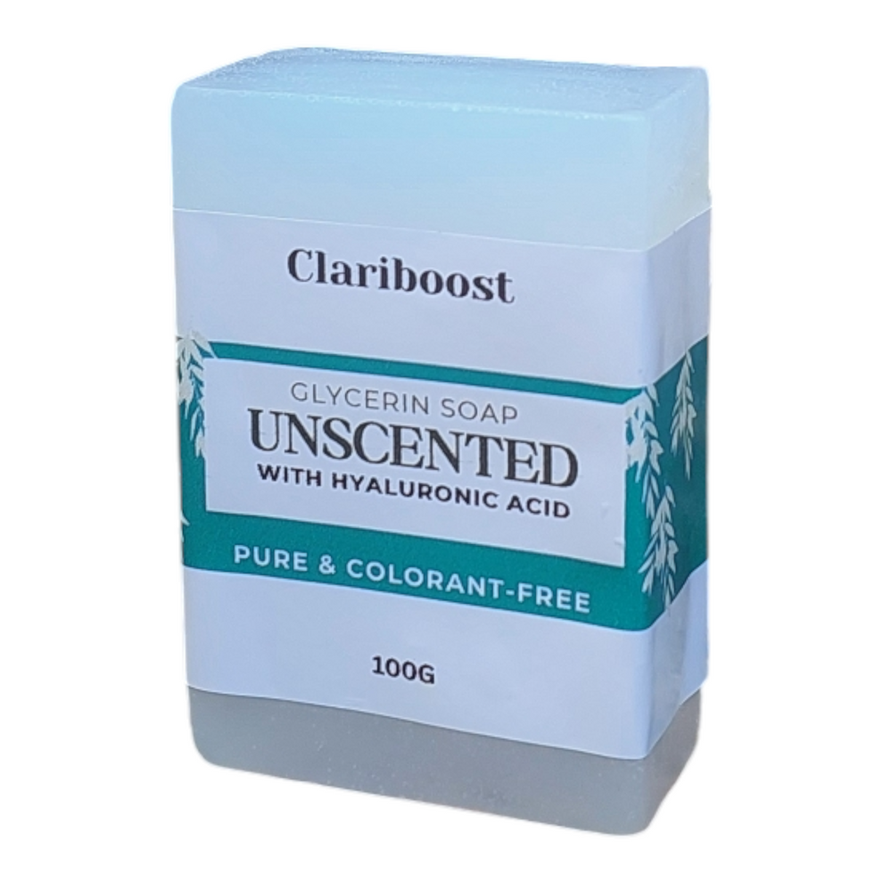 Clariboost unscented hyaluronic acid glycerin soap-100g – Wayserve